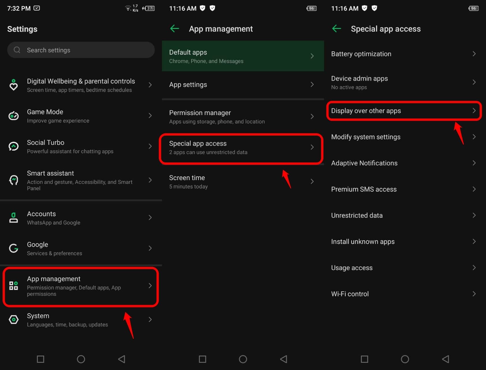 How To Turn Off Any Apps That Might Be Drawing Over The Screen | Fix ...
