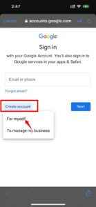 How To Create A New Gmail Account By Mobile Number
